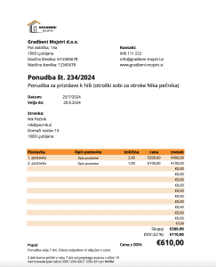 Ponudba vzorec: Kako pisati zmagujoče ponudbe za storitve?